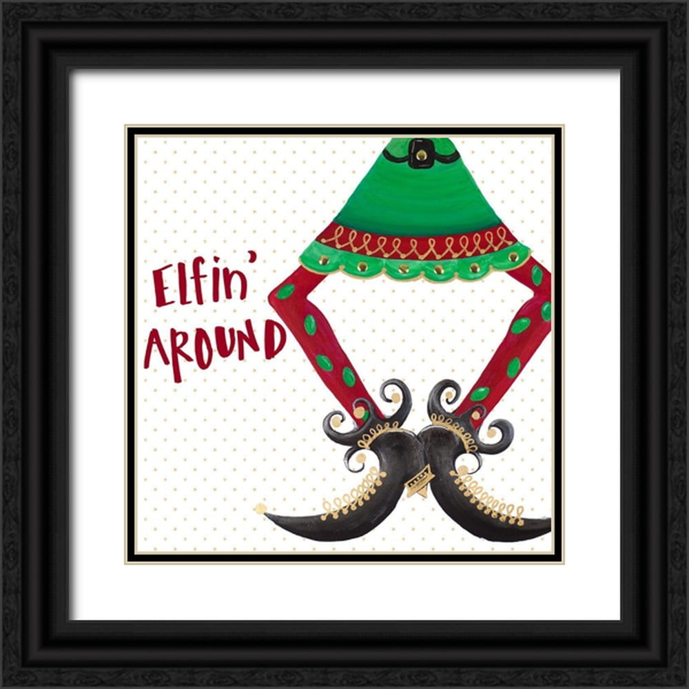 Ritter, Gina 26x26 Black Ornate Wood Framed with Double Matting Museum ...