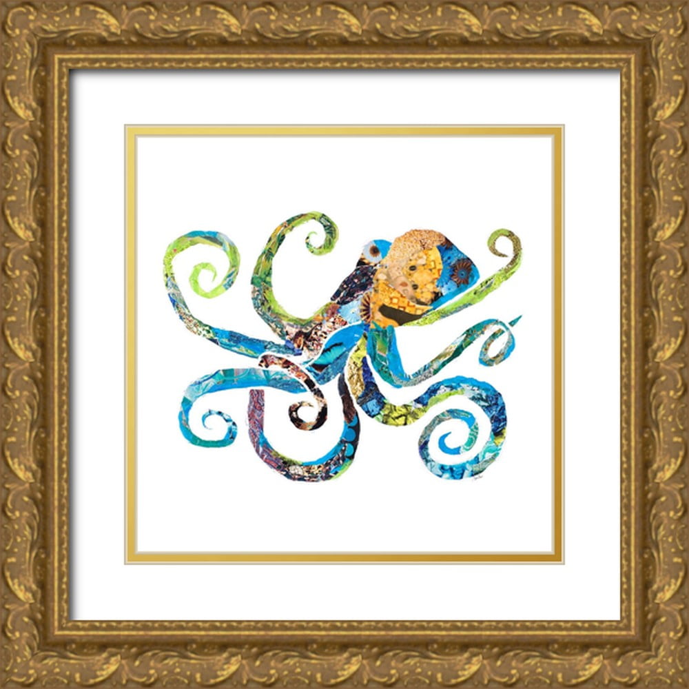 Ritter, Gina 26x26 Gold Ornate Wood Framed with Double Matting Museum ...