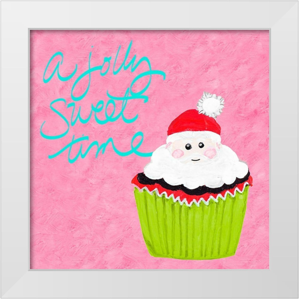 Ritter, Gina 26x26 White Modern Wood Framed Museum Art Print Titled - A Jolly Sweet Time ...