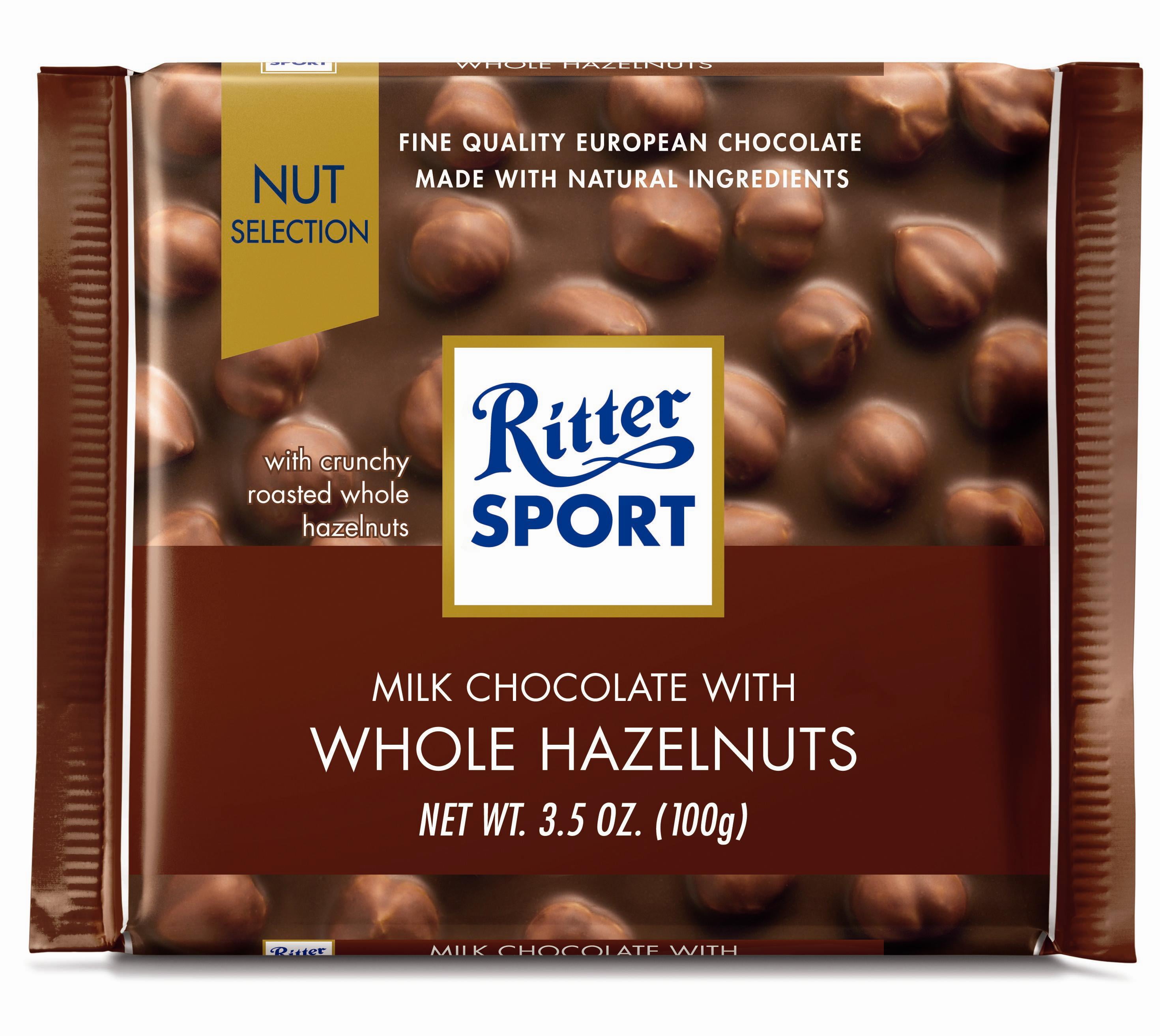 Ritter Sport 3.5 oz Milk Chocolate with Whole Hazelnuts - Walmart.com