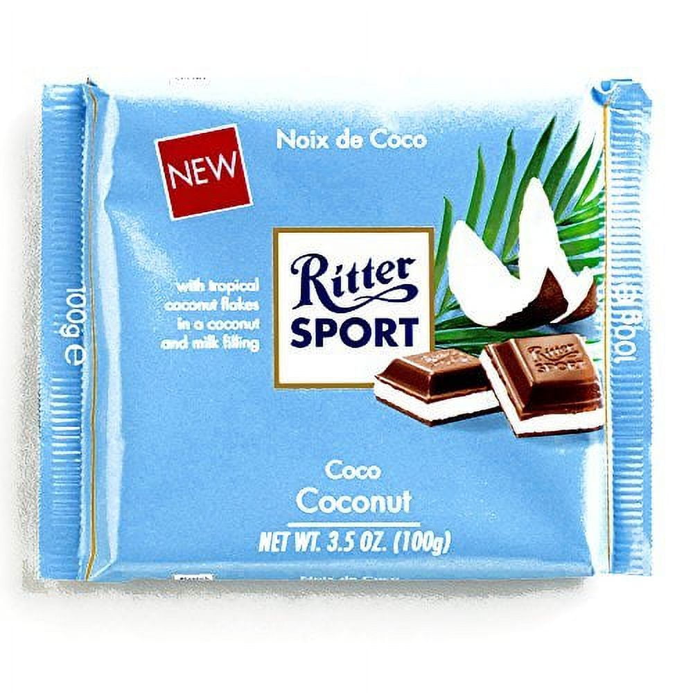Ritter Sport Coconut Chocolate Bar 3.5 oz each (1 Item Per Order ...