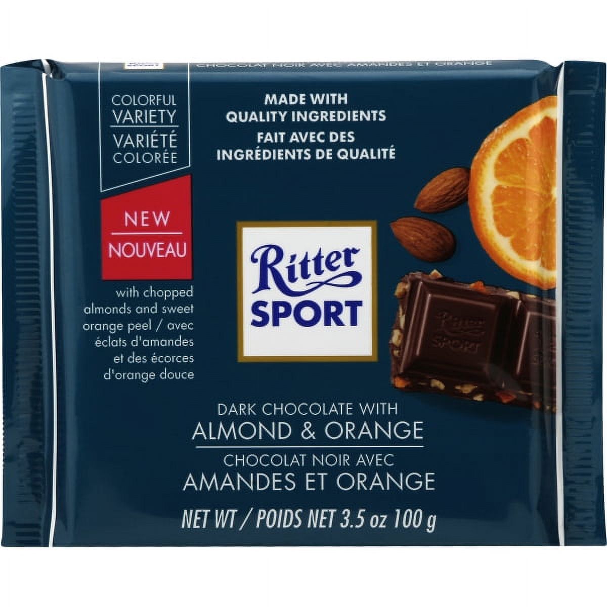 Ritter Sport Dark Almond Orange - Walmart.com