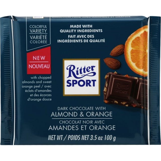 Ritter Sport Dark Almond Orange - Walmart.com