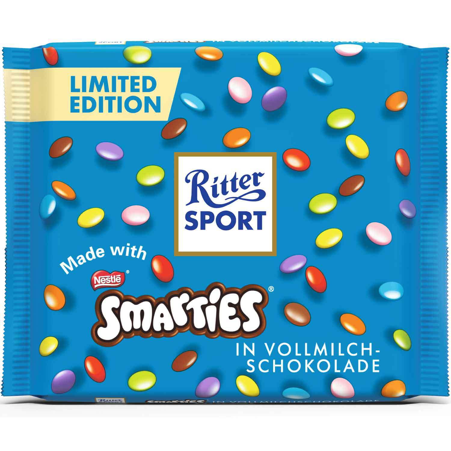 Ritter Sport Milk Chocolate w/ Smarties Limited (Germany) - Walmart.com