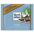 Ritter Sport Milk Chocolate with Coconut Filling 100g/3.52oz (Pack of 5 ...