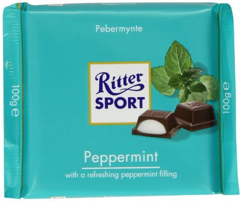 Ritter Sport Peppermint 100 g (Pack of 5) - Walmart.com