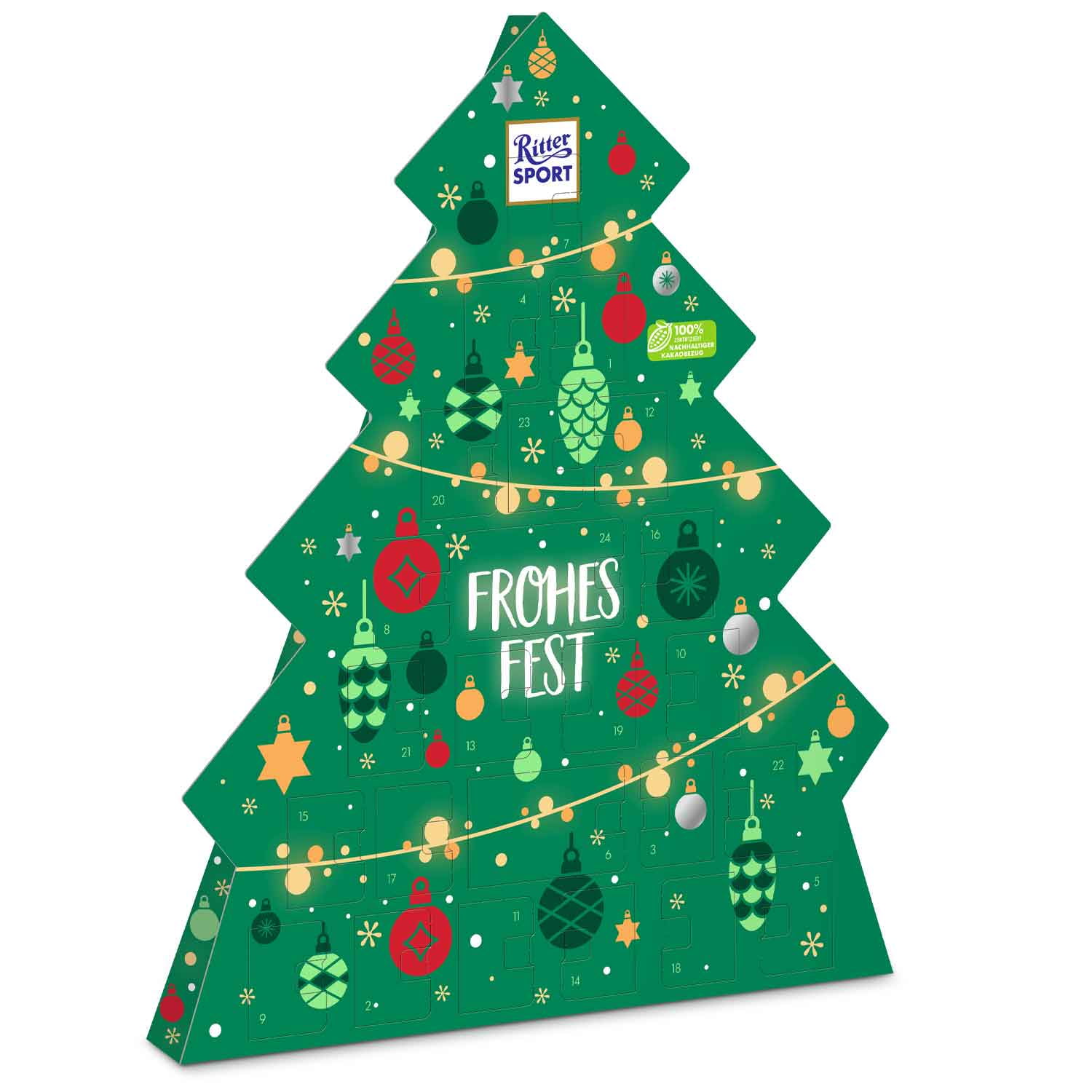 Ritter Sport chocolate advent calendar -Made in Germany- - Walmart.com