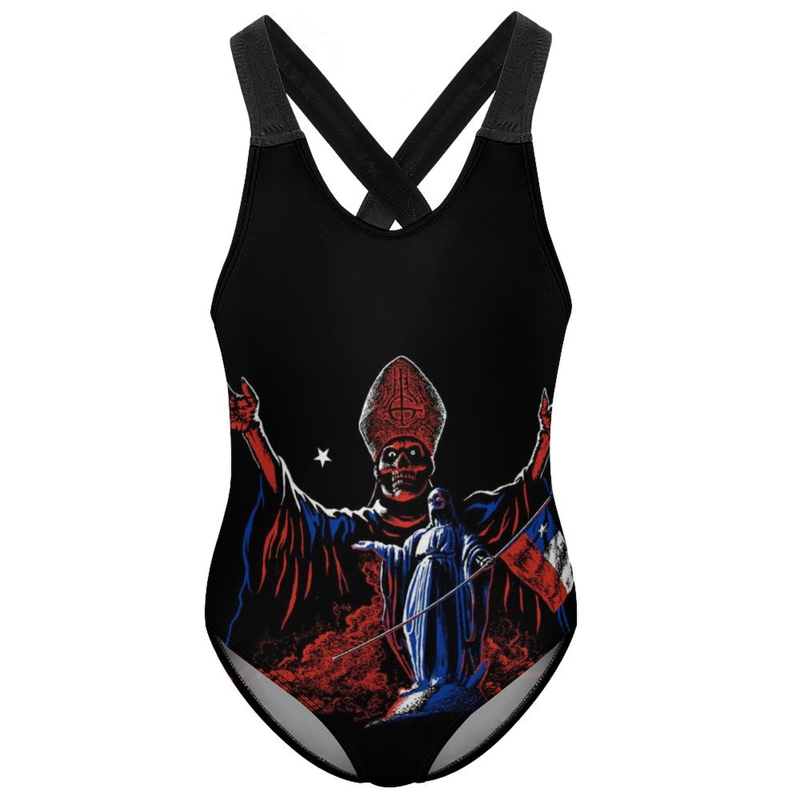 Ritual Ghost Band Children's One-piece Swimsuit Summer Girl's Swimming ...