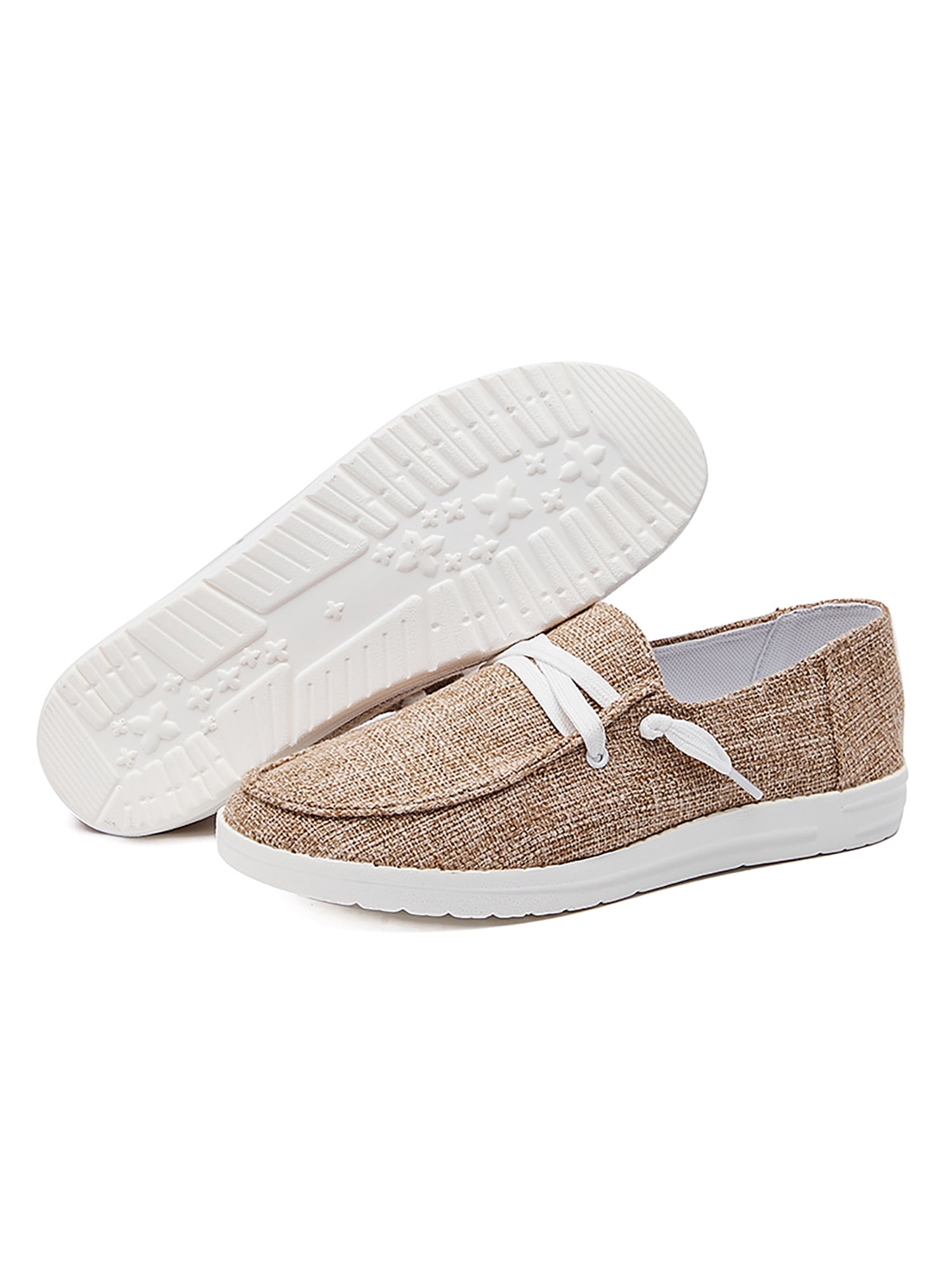Ritualay Women's Casual Cloth Shoes Slip on Canvas Loafers Comfort ...