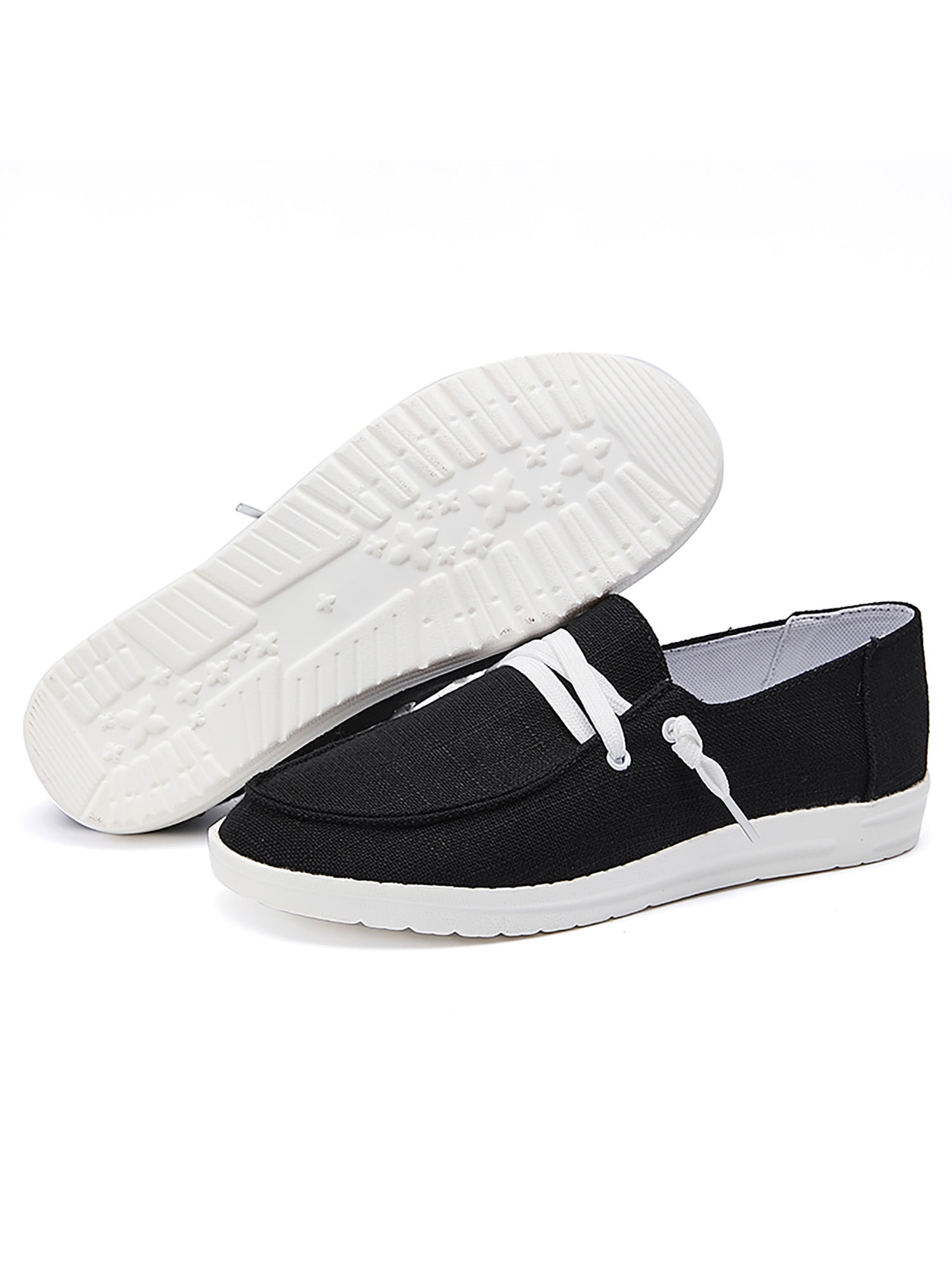 Ritualay Women's Casual Cloth Shoes Slip on Canvas Loafers Comfort ...