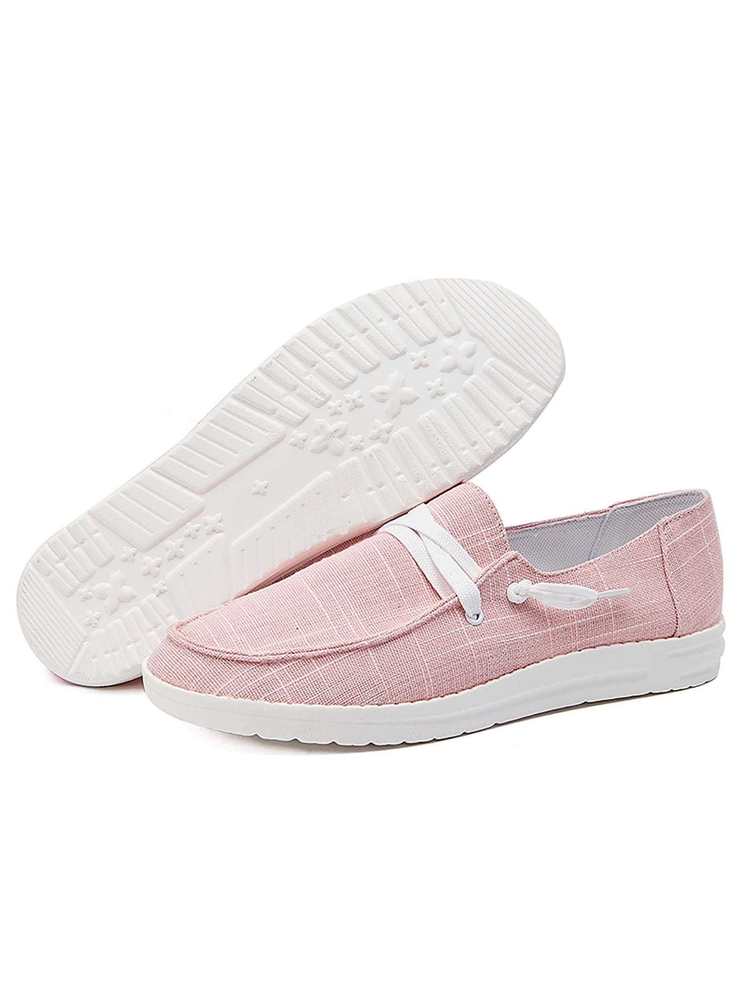 Ritualay Women's Casual Cloth Shoes Slip on Canvas Loafers Comfort ...