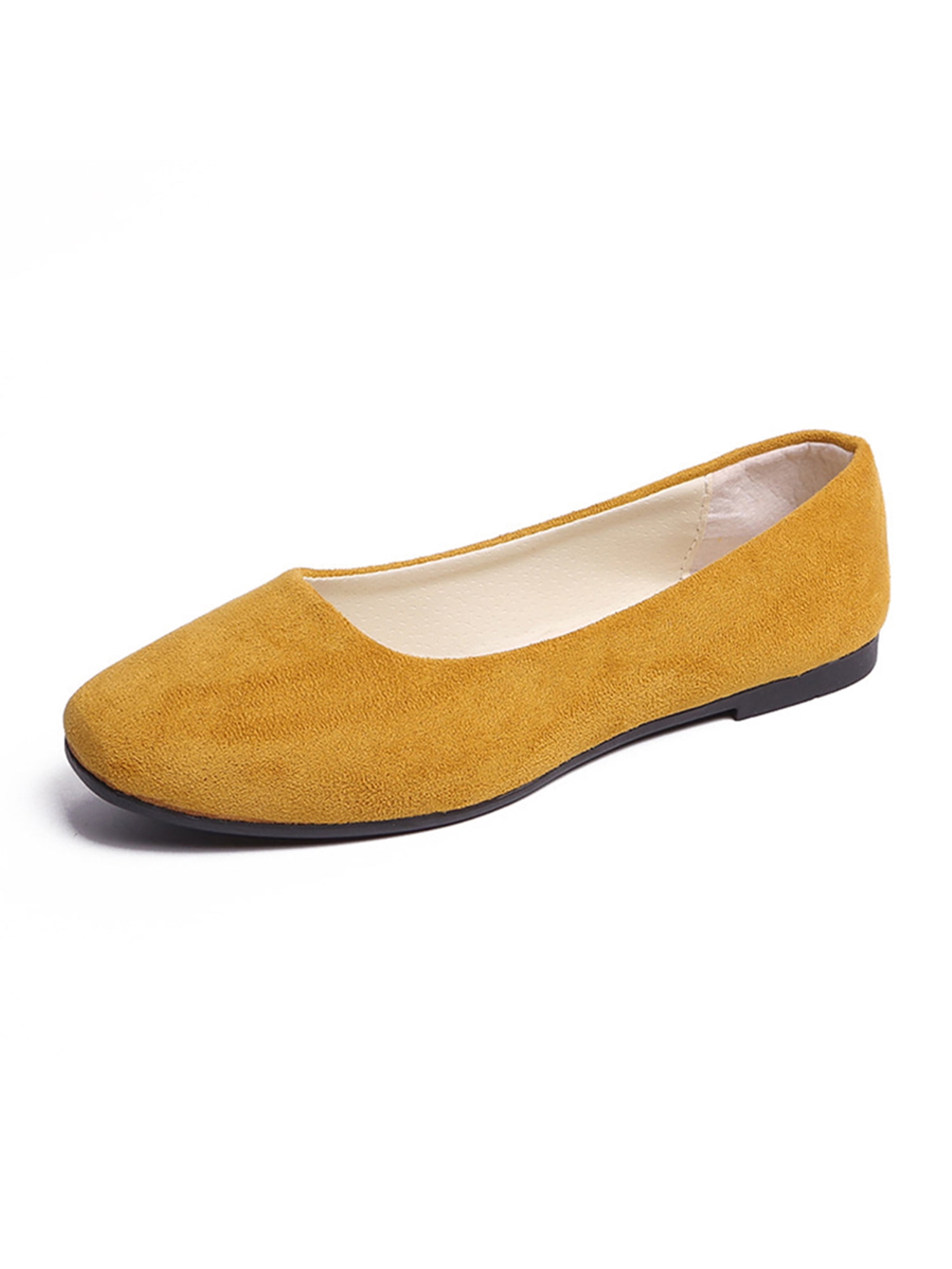 Ritualay Women's Flats Comfort Casual Shoes Slip On Walking Shoe ...
