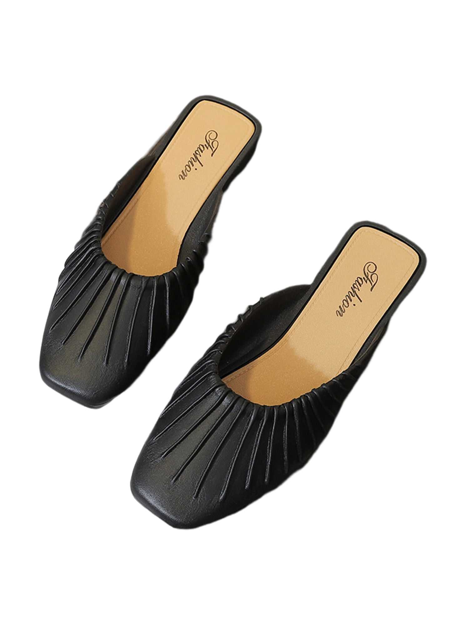 Ritualay Womens Mules Slip On Clogs Closed Toe Flats Casual Fashion ...