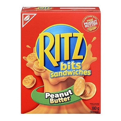 Ritz Crackers Peanut Butter Snacks Filled Sandwiches 180g/6.35oz ...