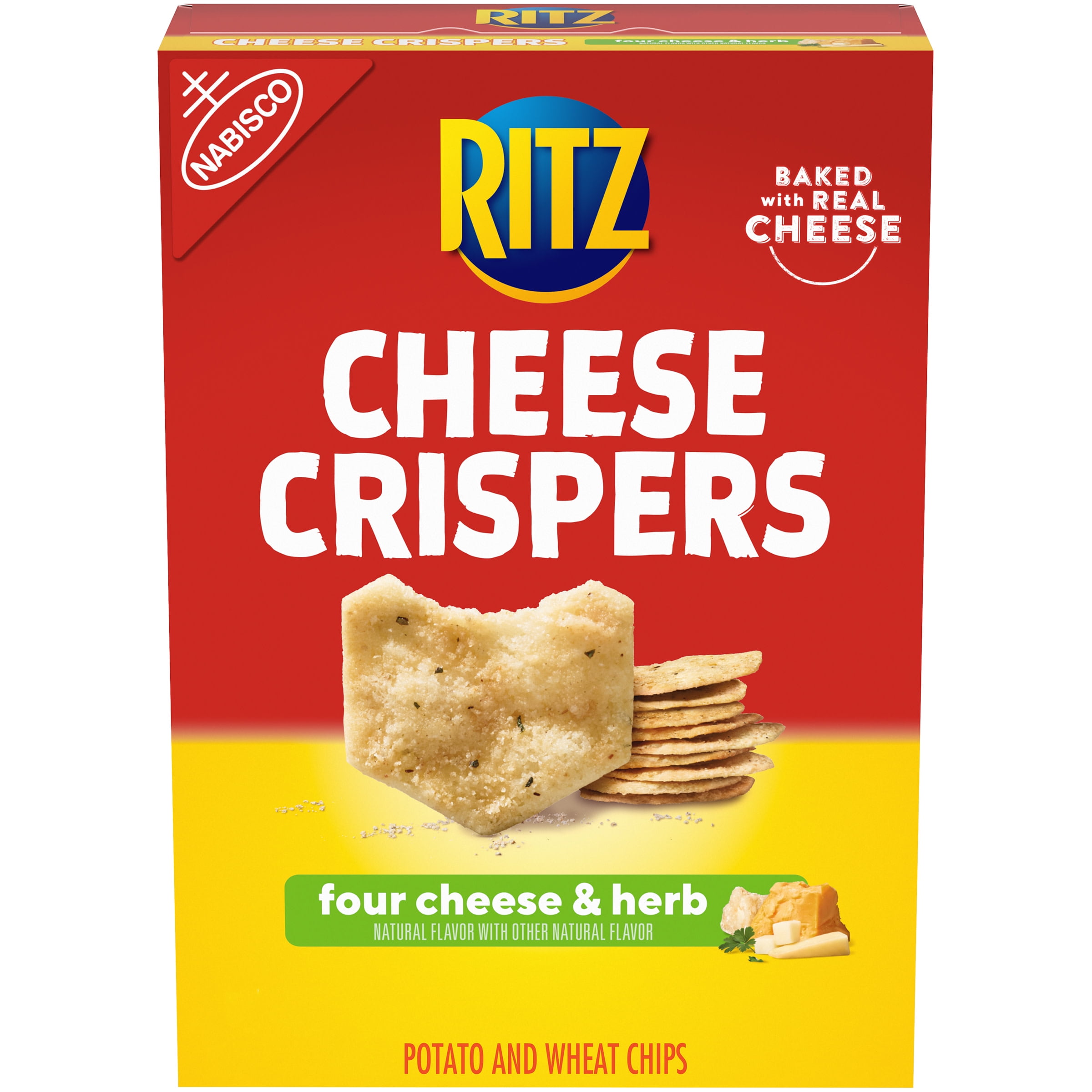 Ritz Cheese Crispers Four Cheese And Herb Chips, 7 Oz - Walmart.com