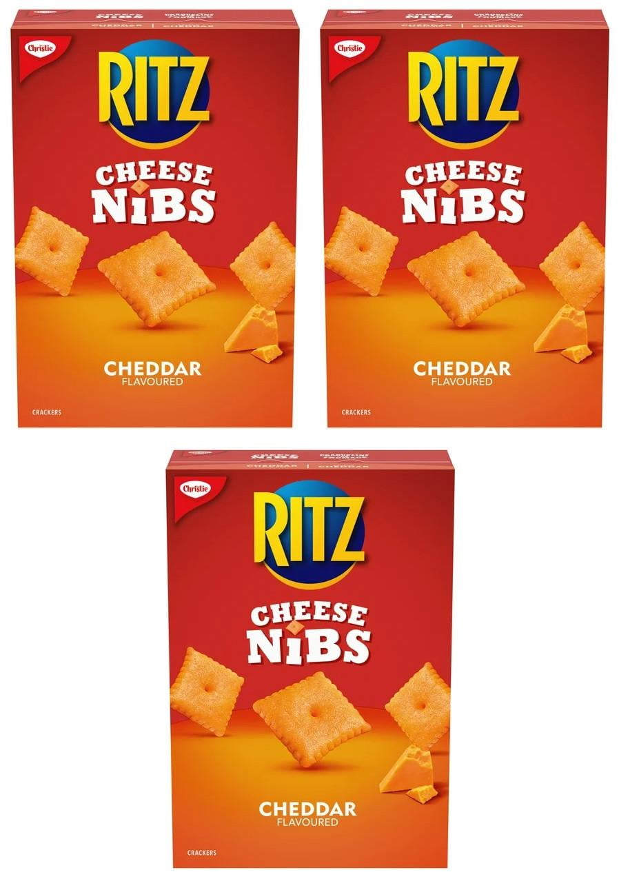 Ritz Cheese Nibs Cheddar Crackers 180g (3 Pack) - Walmart.com