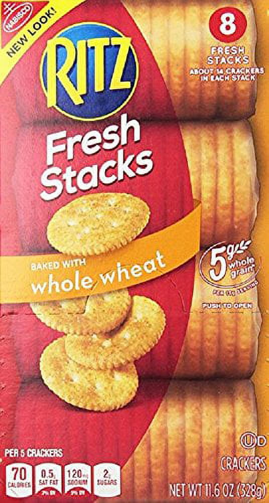 Ritz Crackers Fresh Stacks, Whole Wheat ( 2 Pack ) - Walmart.com
