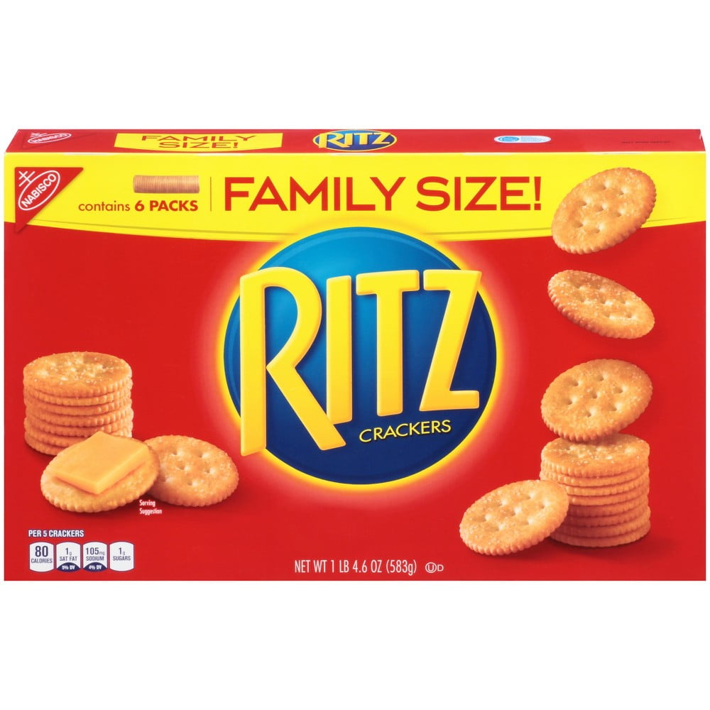 Nabisco Ritz Crackers Original - Family Size - 20.6 oz (Pack of 8 ...
