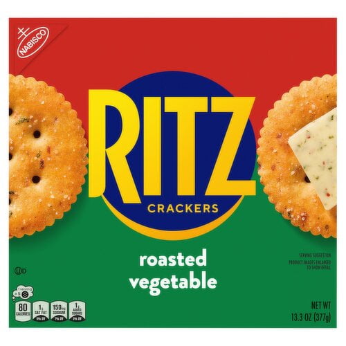 Ritz Crackers Roasted Vegetable 13.3 oz - Walmart.com