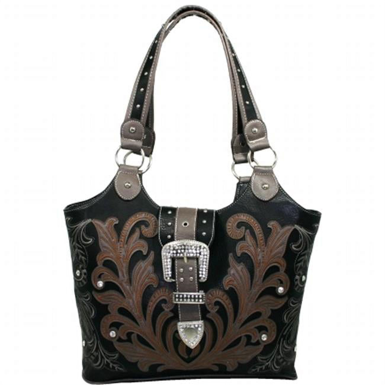 Ritz Enterprises BT951-BK Western Embriodered Rhinestone Buckle Accent ...