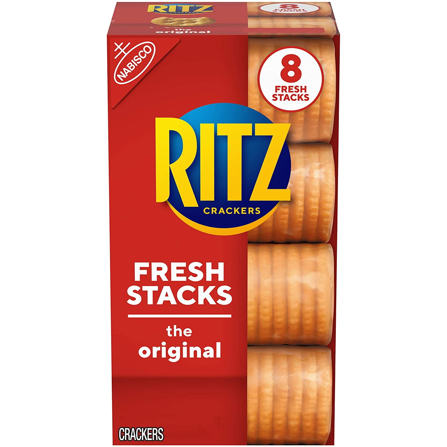 Ritz Fresh Stacks Original Crackers 8 Count 118 Oz Individually Wrapped Snack For School