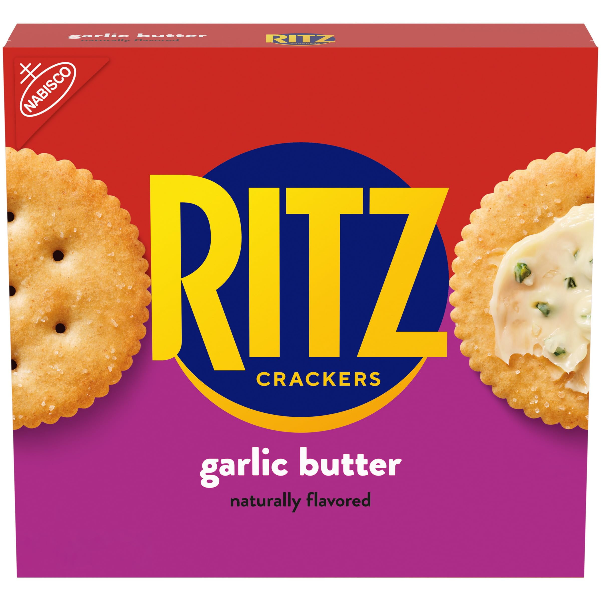 Ritz Garlic Butter Crackers, 13.7 Oz - Walmart.com
