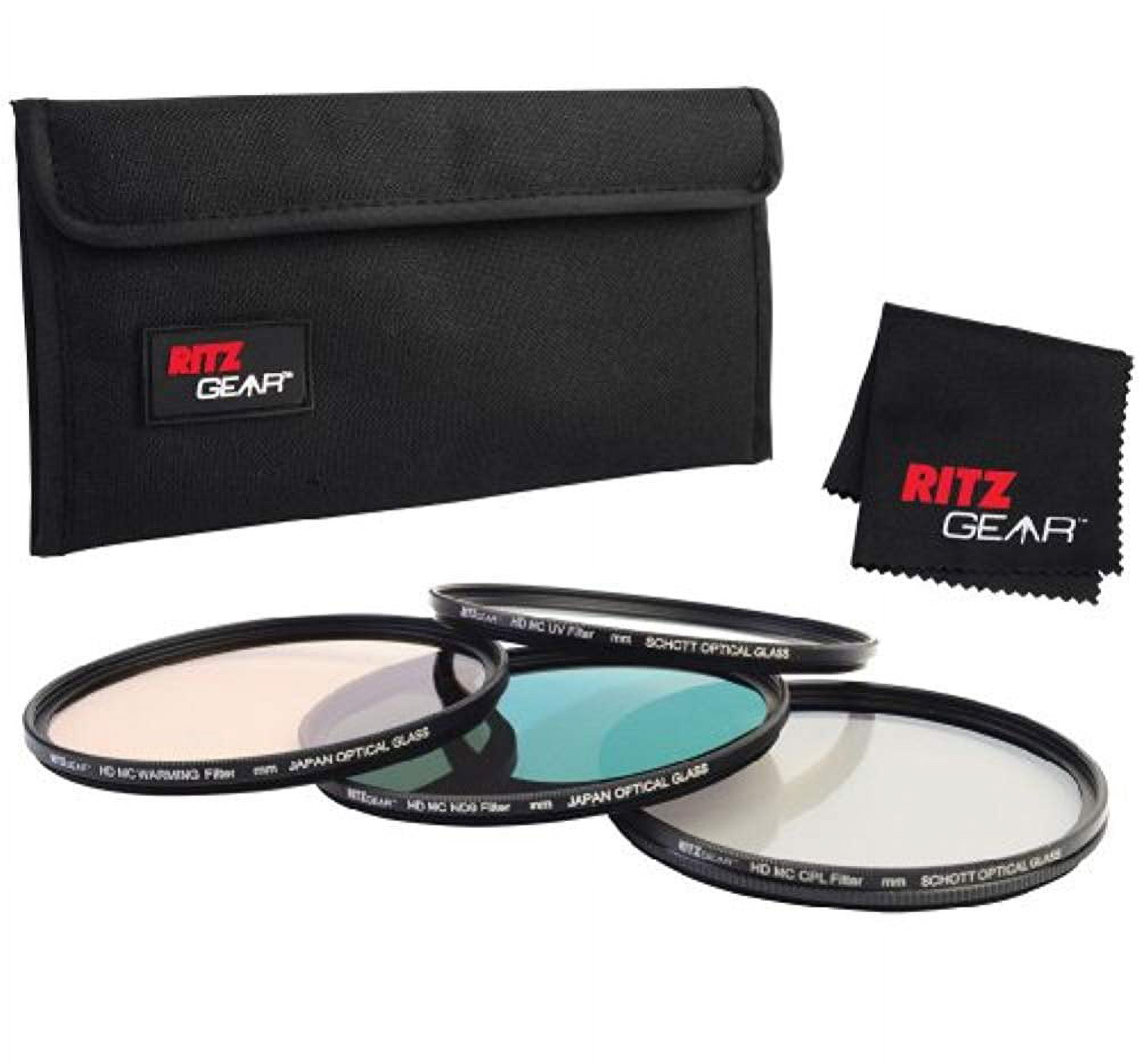 37mm Premium HD Multi-coated Lens Filter Set UV CPL ND9 Ritz Gear 37mm ...