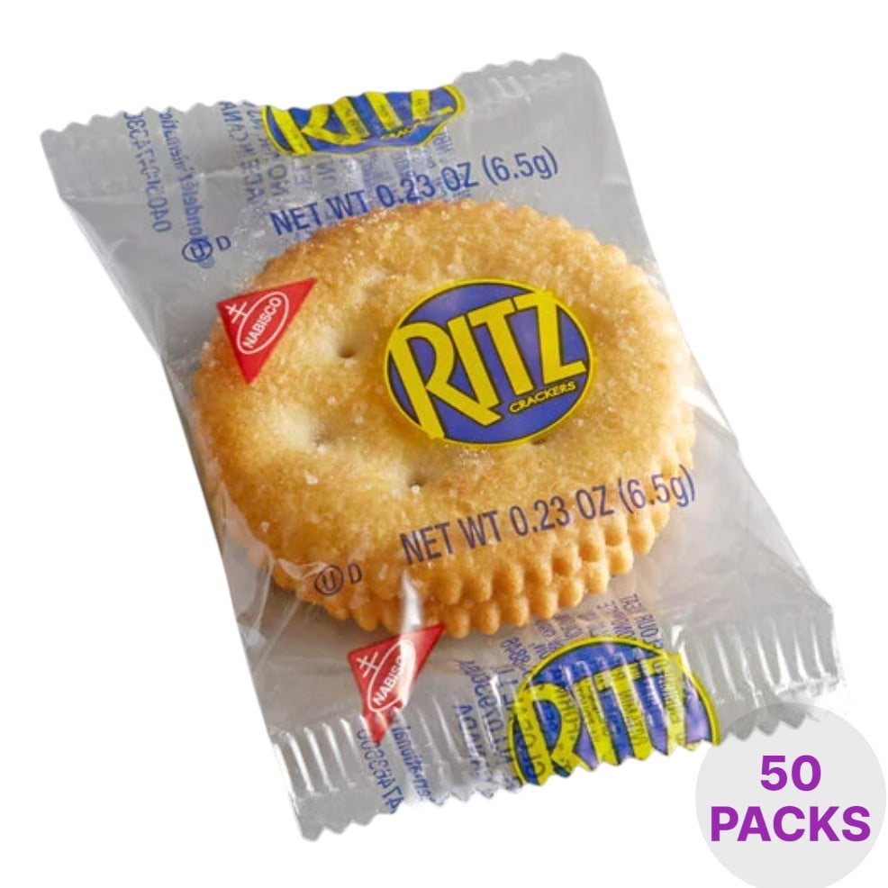 Ritz Individually Wrapped Buttery Crackers, Pack of 50 (100 Total ...