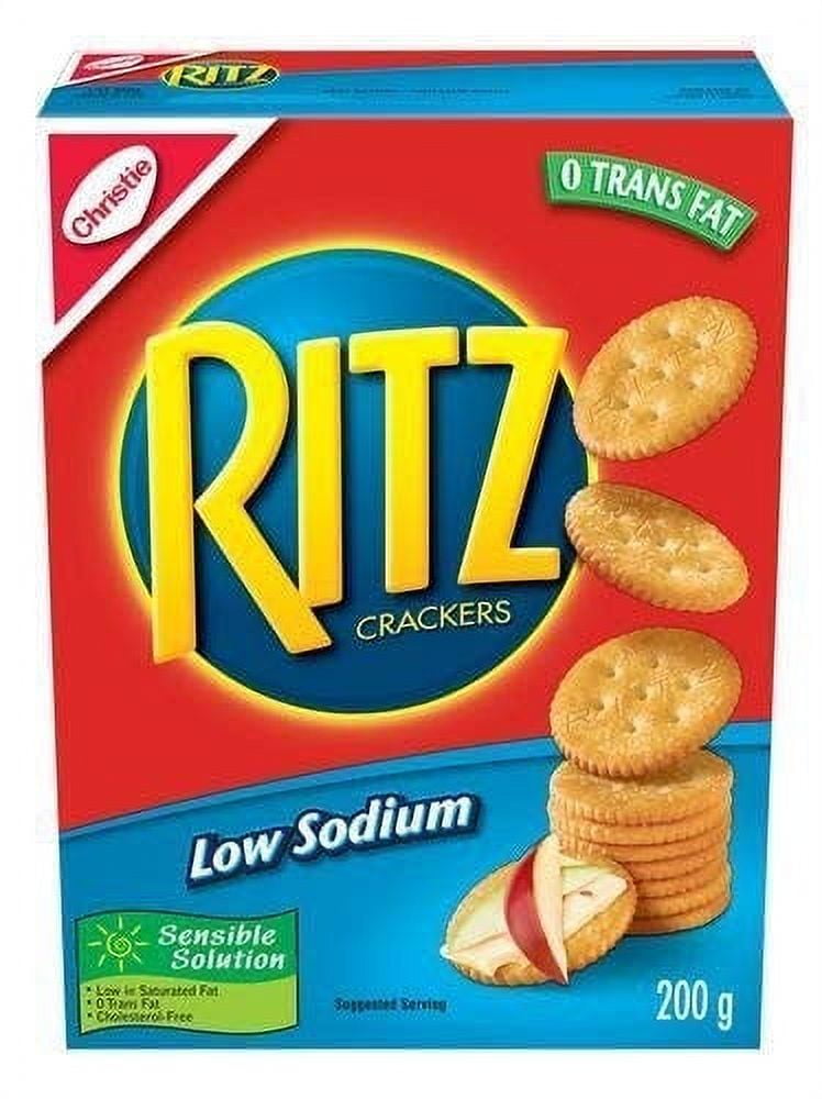 Ritz Low Sodium Crackers, 0 Trans Fat, 200g/7oz. (2pk) - Walmart.com