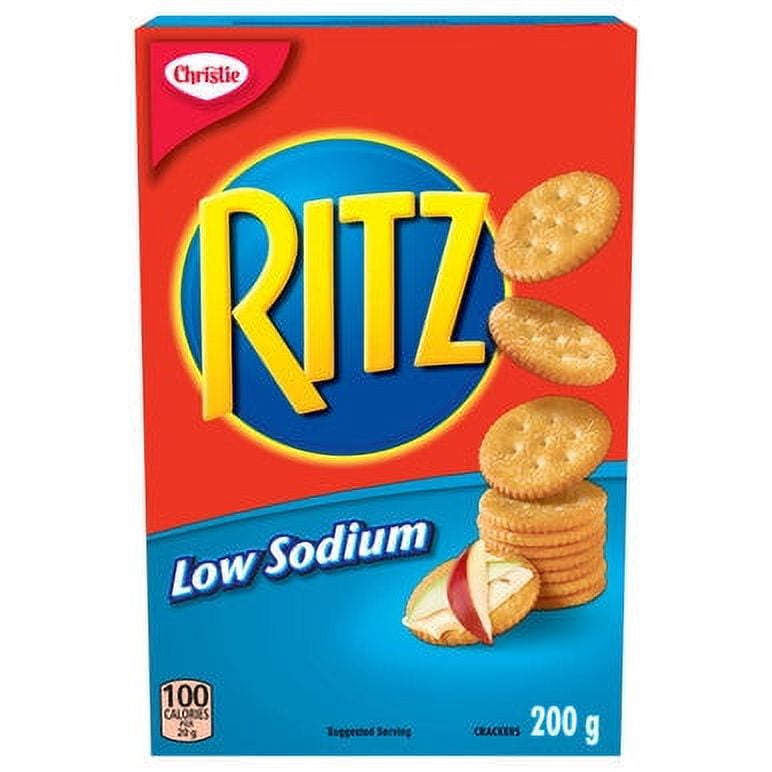 Ritz Healthy Low Sodium Crackers, Fat Free Snack, 200g/7oz. Imported ...