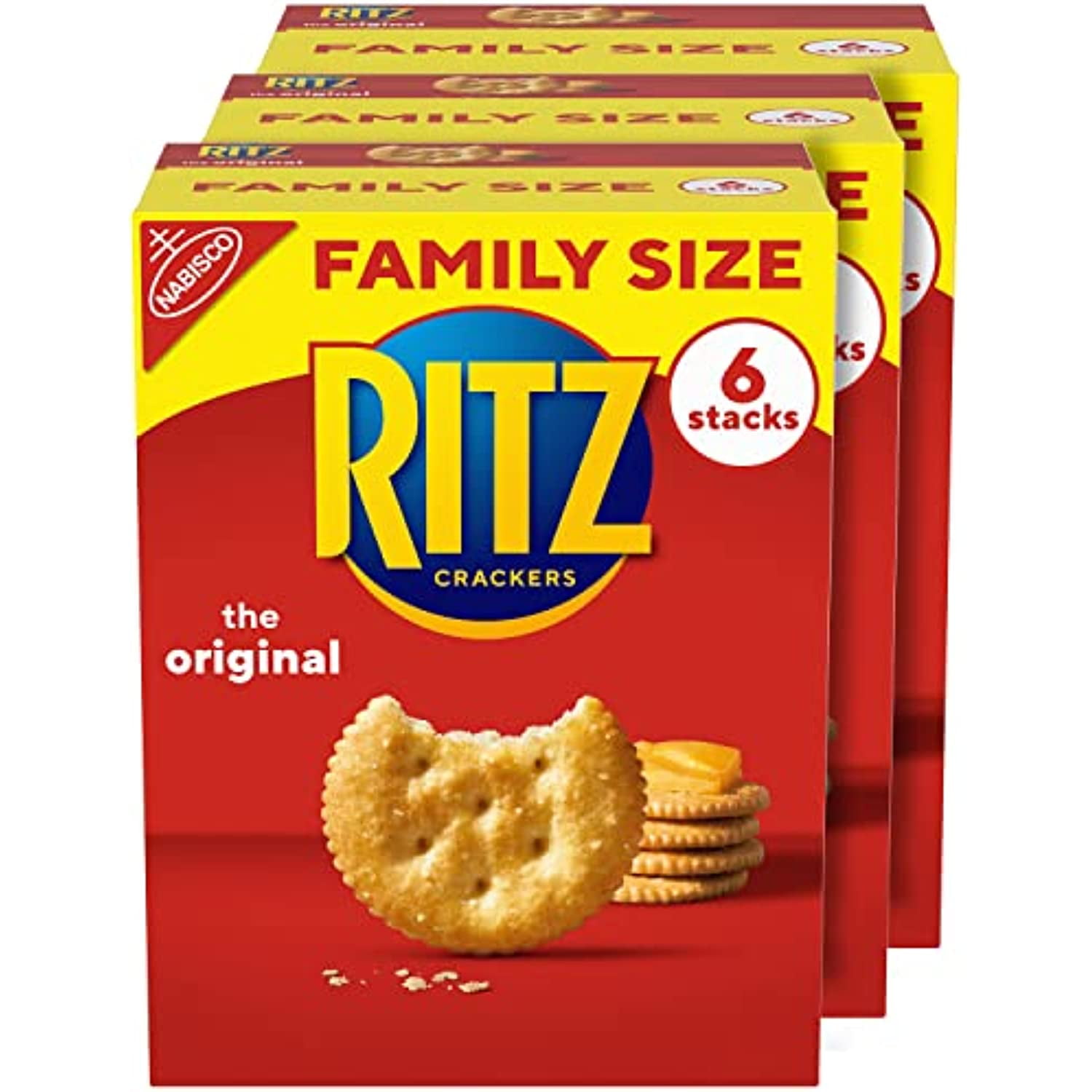 RITZ Original Crackers, Family Size, 3 Boxes - Walmart.com
