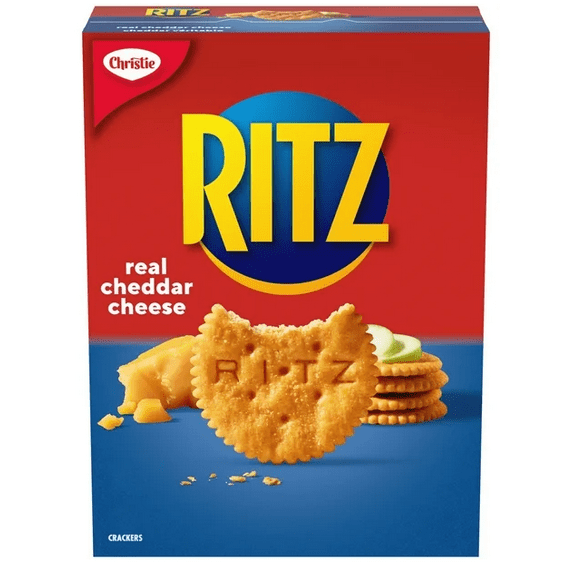 Ritz Real Cheddar Cheese Crackers, 180g - Walmart.com