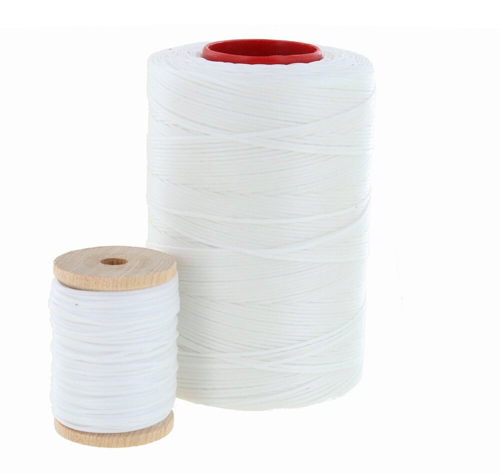 Ritza 25 Tiger Thread, Waxed Polyester, White - Walmart.com