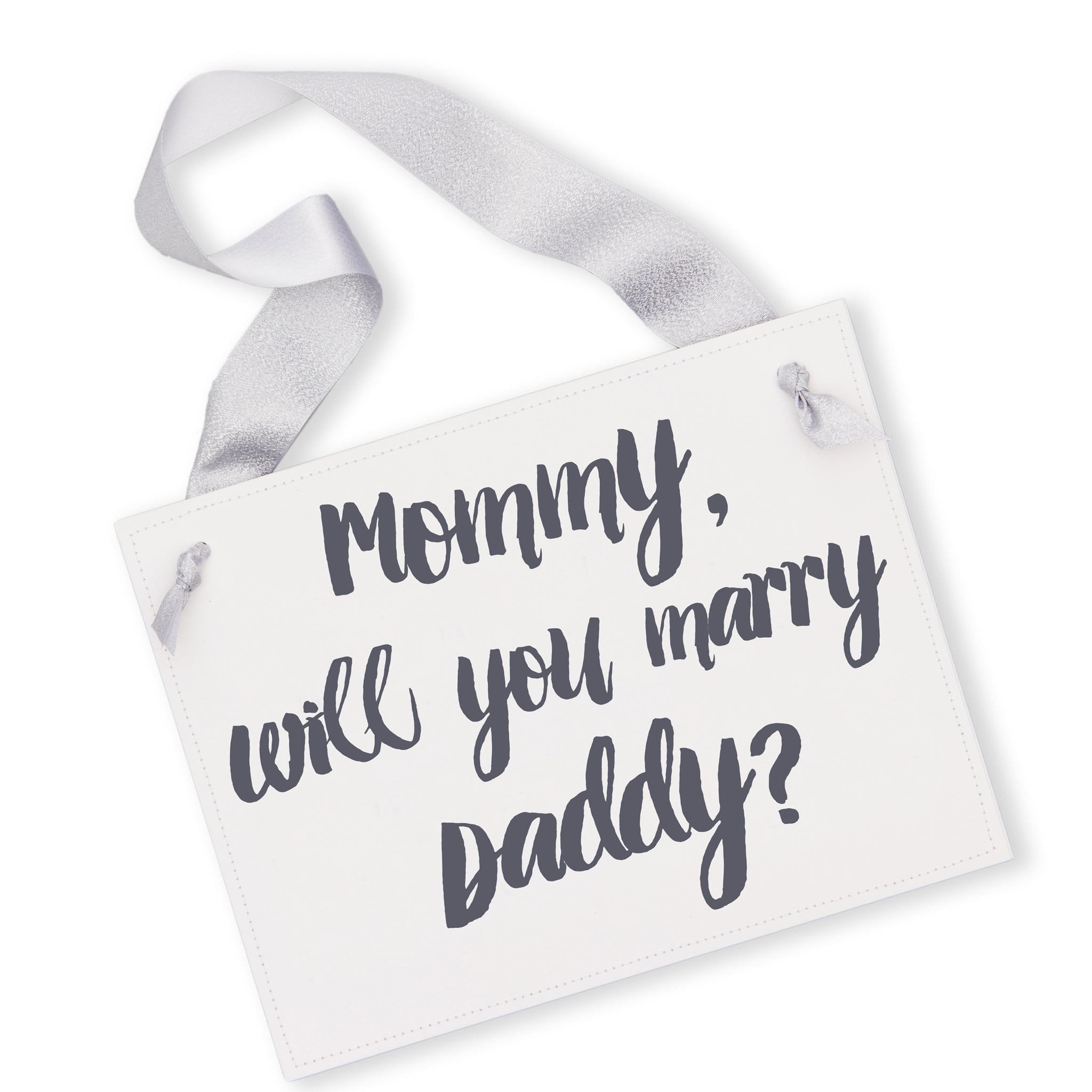 Ritzy Rose Mommy Will You Marry Daddy Sign | Wedding Proposal With Kids ...