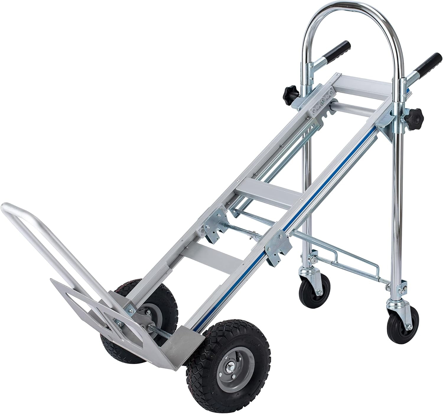 Riuque Convertible Hand Truck Aluminum Heavy Duty 3-in-1 Hand Dolly ...