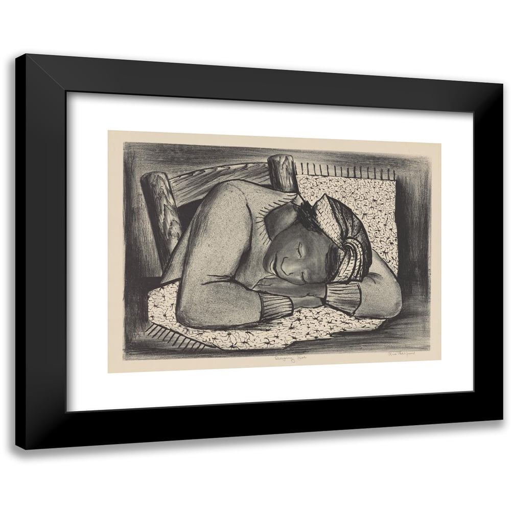 Riva Helfond 18x14 Black Modern Framed Museum Art Print Titled ...