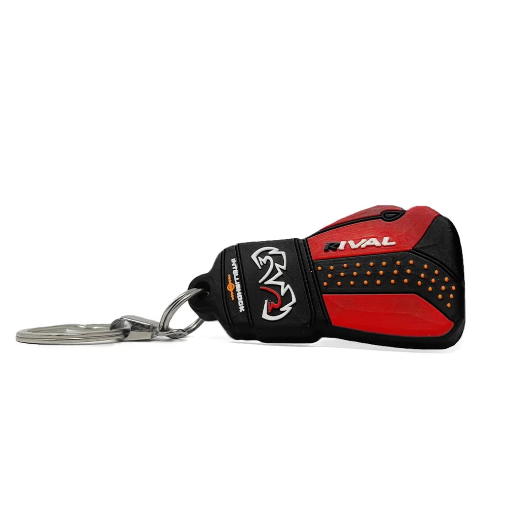 Rival Boxing Mini Rubber Boxing Glove Key Chain - RB10 - Black/Red ...