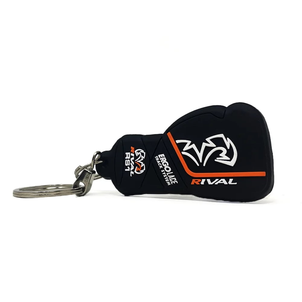Rival Boxing Mini Rubber Boxing Glove Key Chain - RS1 - Black - Walmart.com