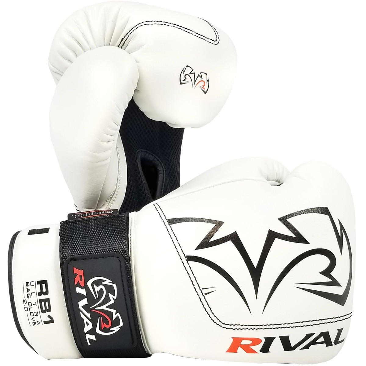 Rival Boxing RB1 Ultra Bag Gloves 2.0 - Large - White - Walmart.com