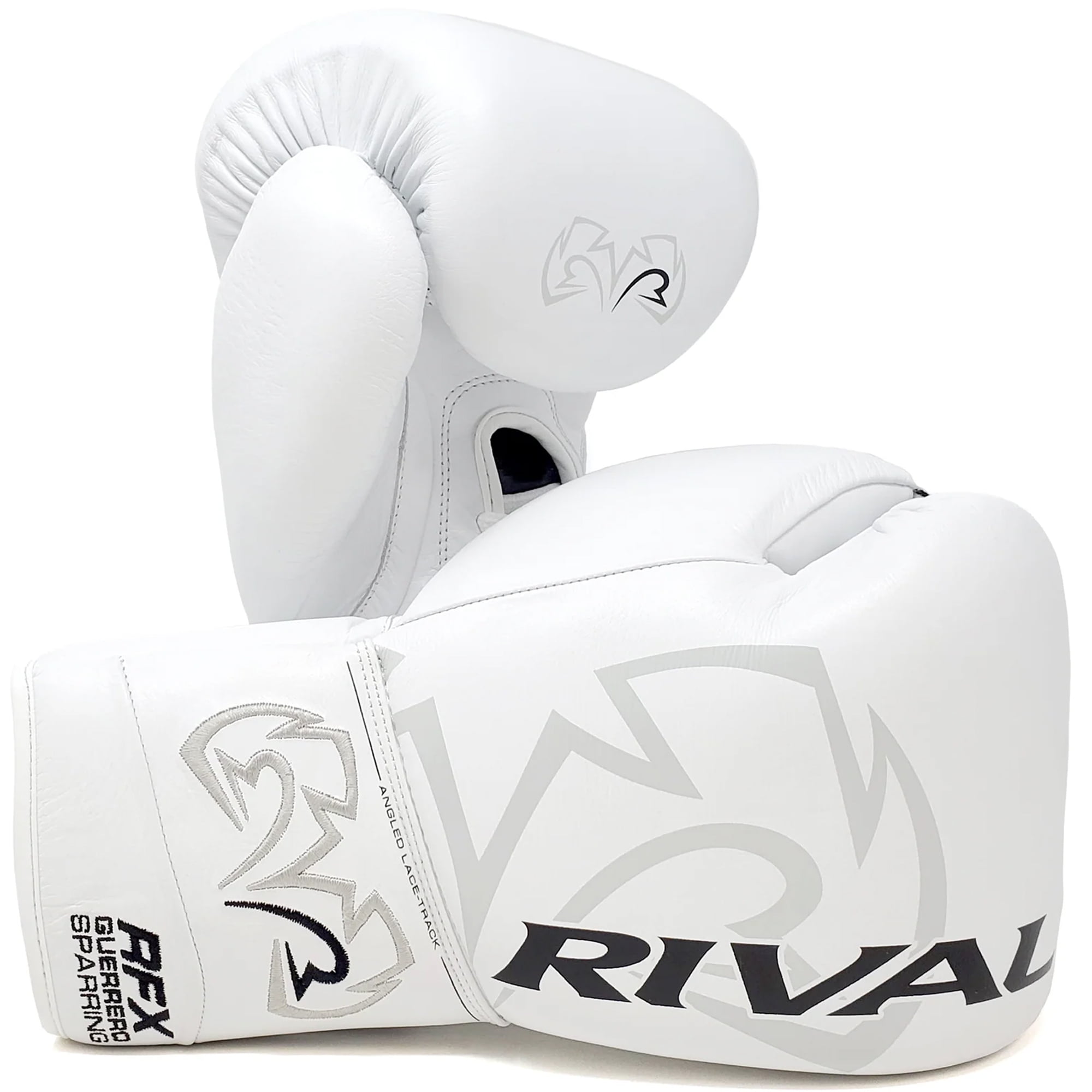 Rival Boxing RFX-Guerrero HDEF Lace-Up Sparring Gloves - 14 oz. - White ...