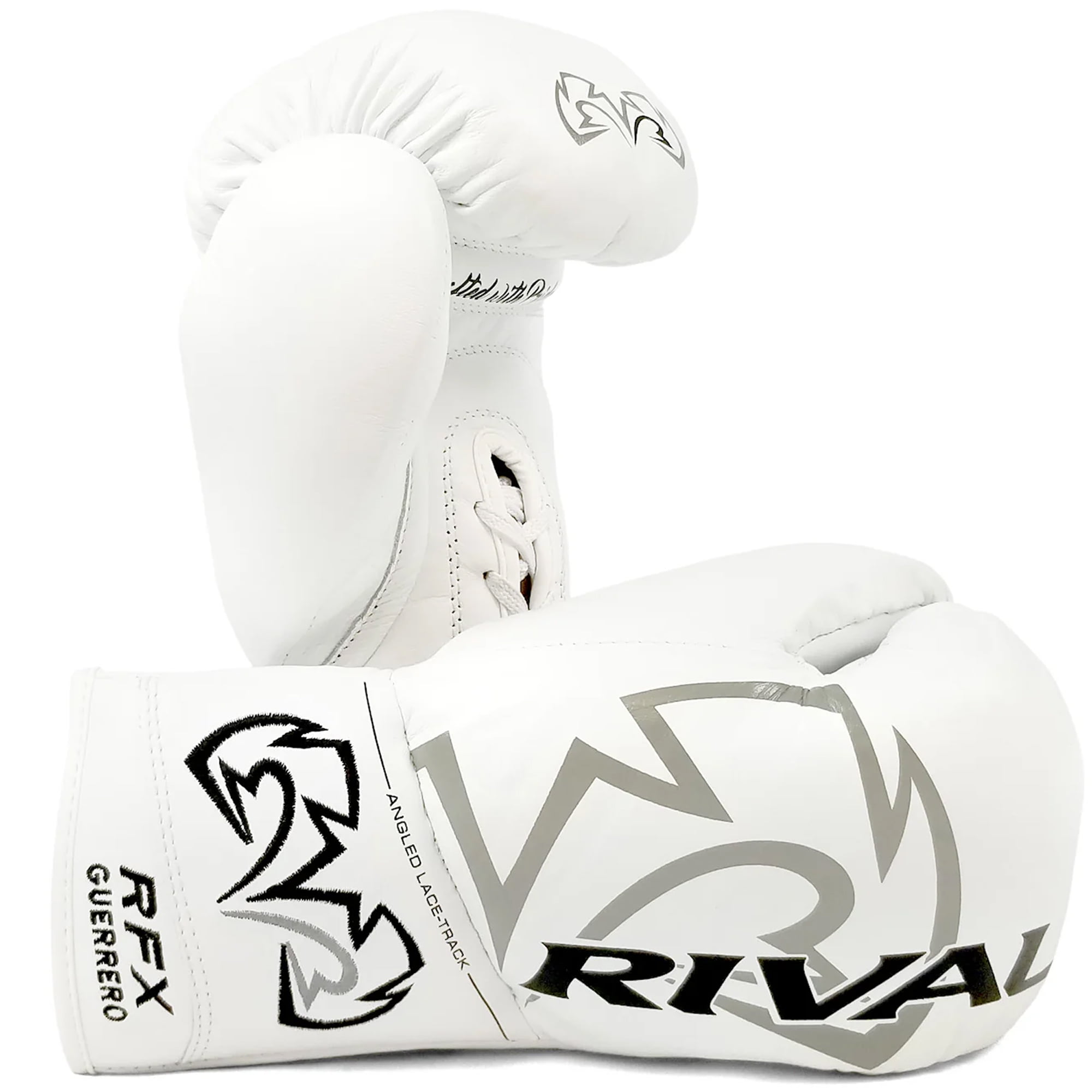 Rival Boxing RFX-Guerrero SF-H Lace-Up Pro Fight Gloves - 8 oz. - White ...