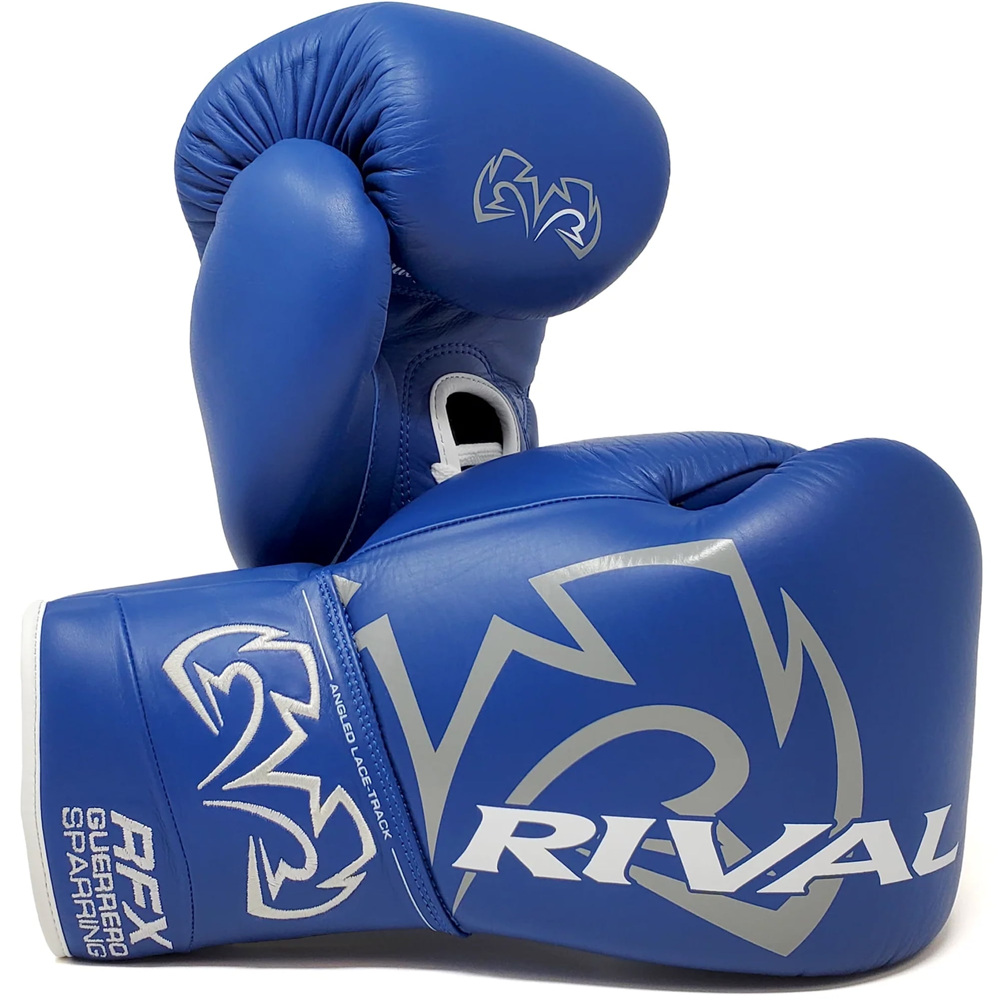 Rival Boxing RFX-Guerrero SF-H Lace-Up Sparring Gloves - 16 oz. - Blue ...