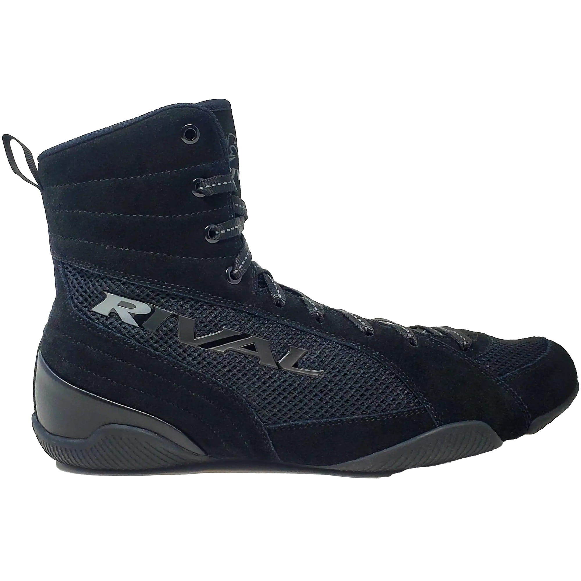 Rival Boxing RSX-Guerrero Mid-Top Deluxe Boxing Boots - 8 - Black ...