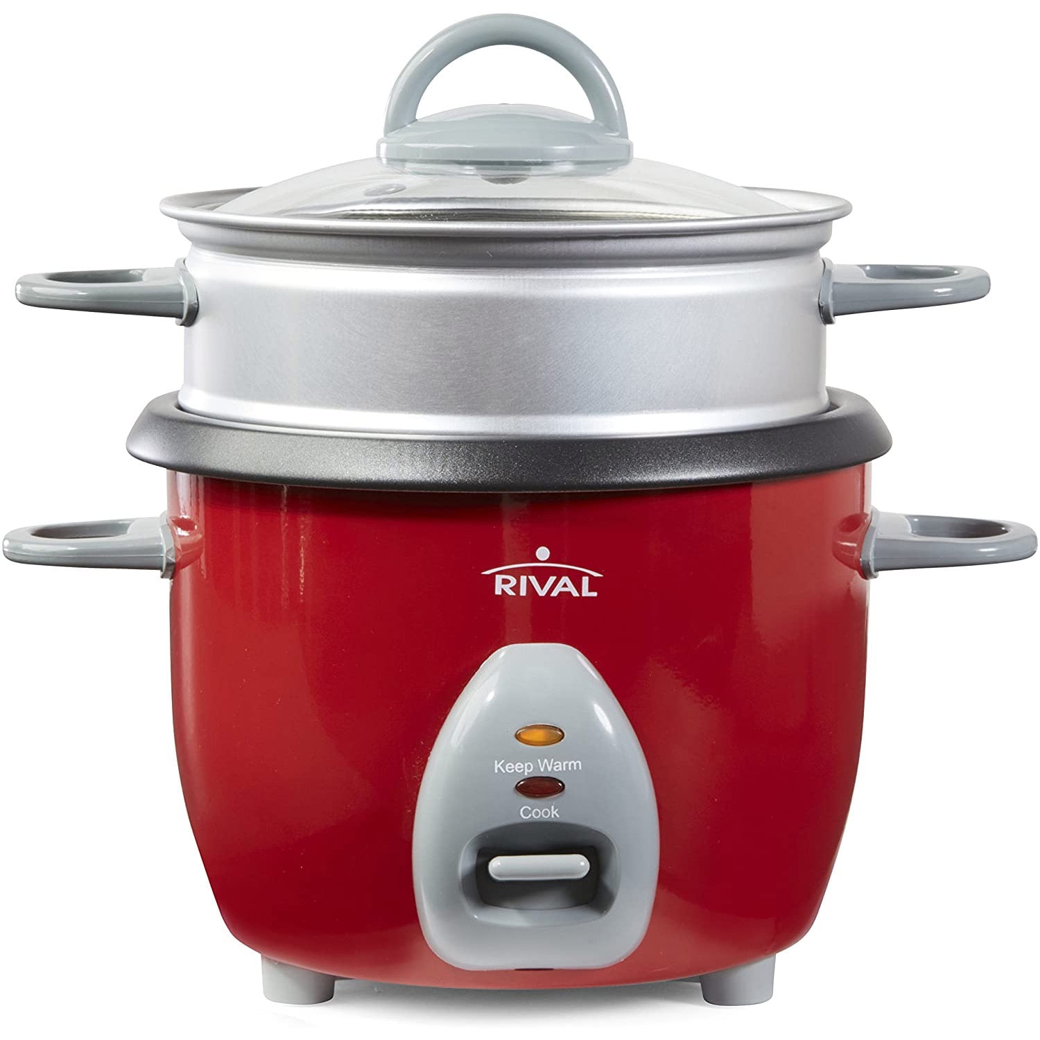 Rival RC61 Rice Cooker 6 Cup Red - Walmart.com