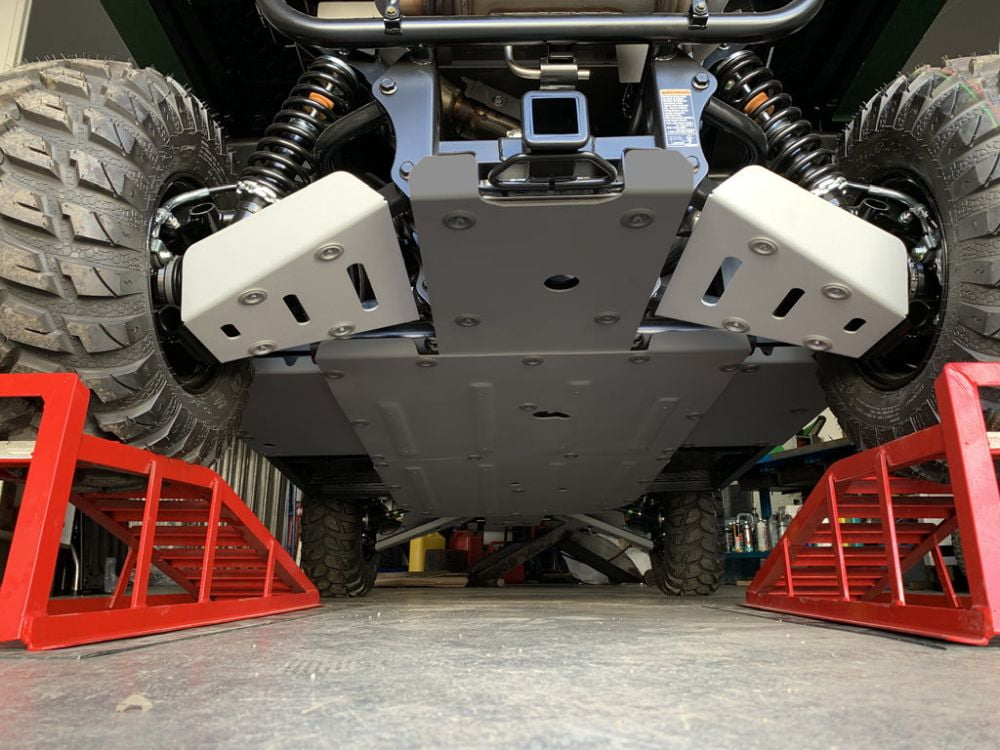 Rival Rear Aluminum A Arm Guards For Kawasaki Mule PRO-MX / EPS / EPS ...