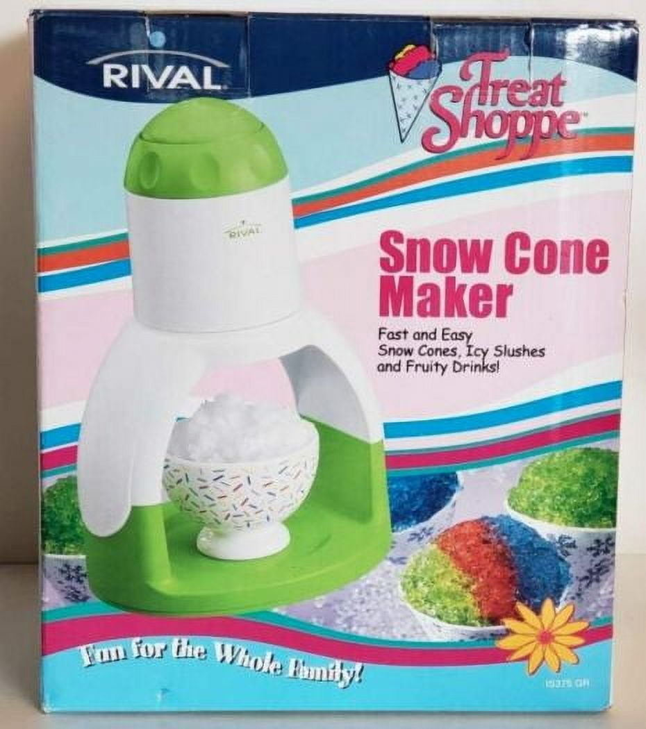 Rival Treat Shoppe Electric Ice Shaver / Snow Cone Maker Lime Green ...