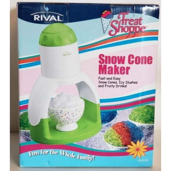 Rival Treat Shoppe Electric Ice Shaver / Snow Cone Maker Lime Green ...