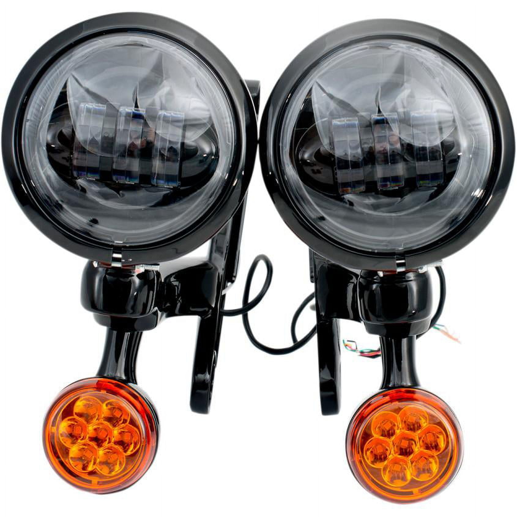Rivco Products MV195 4.5in. LED Auxiliary Lights with Turn Signals ...
