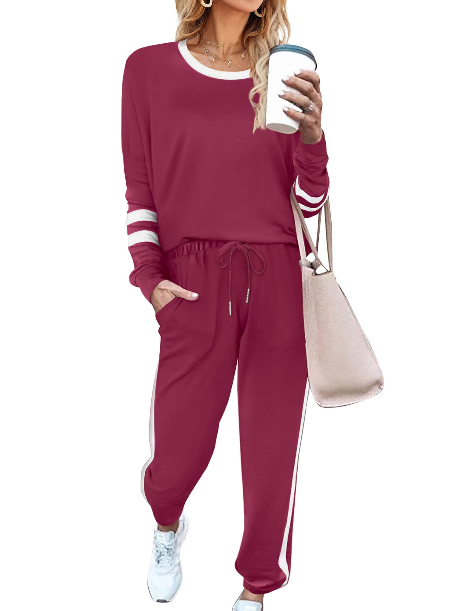 Rivelino Lounge Sets - 2 Piece Tracksuit for Women - Stylish - Walmart.com