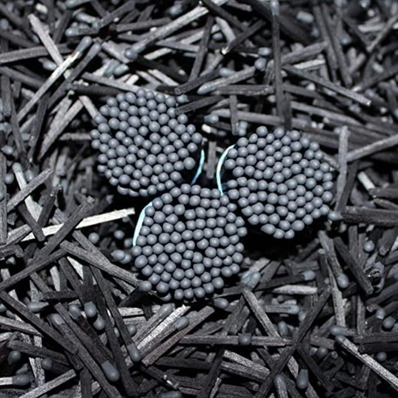 River Birch All Black Decorative Matches | 300+ Small Premium Wooden ...